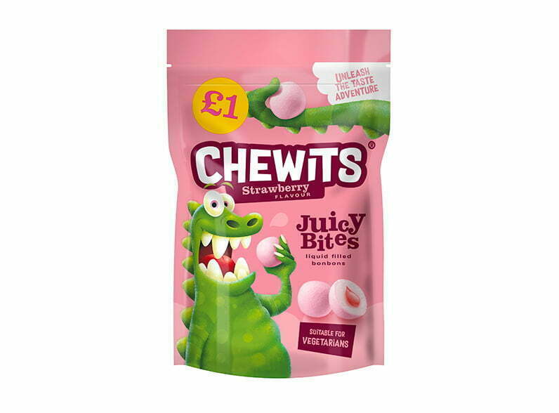 CHEWITS STRAWBERRY JUICY BITES 145G £1PMP - CPT International