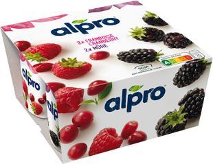 ALPRO RASPBERRY-CRANBERRY, BLACKBERRY SOYA WITH YOGURT 4PK - CPT ...