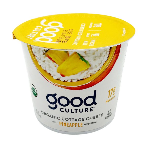 GOOD CULTURE COTTAGE CHEESE 2% LOW FAT MILK PINEAPPLE - CPT International